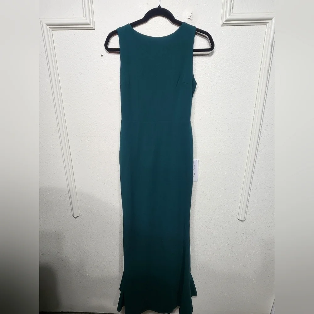 Lulus | Dresses | Lulus Exquisite Refinement Emerald Backless Bow ...